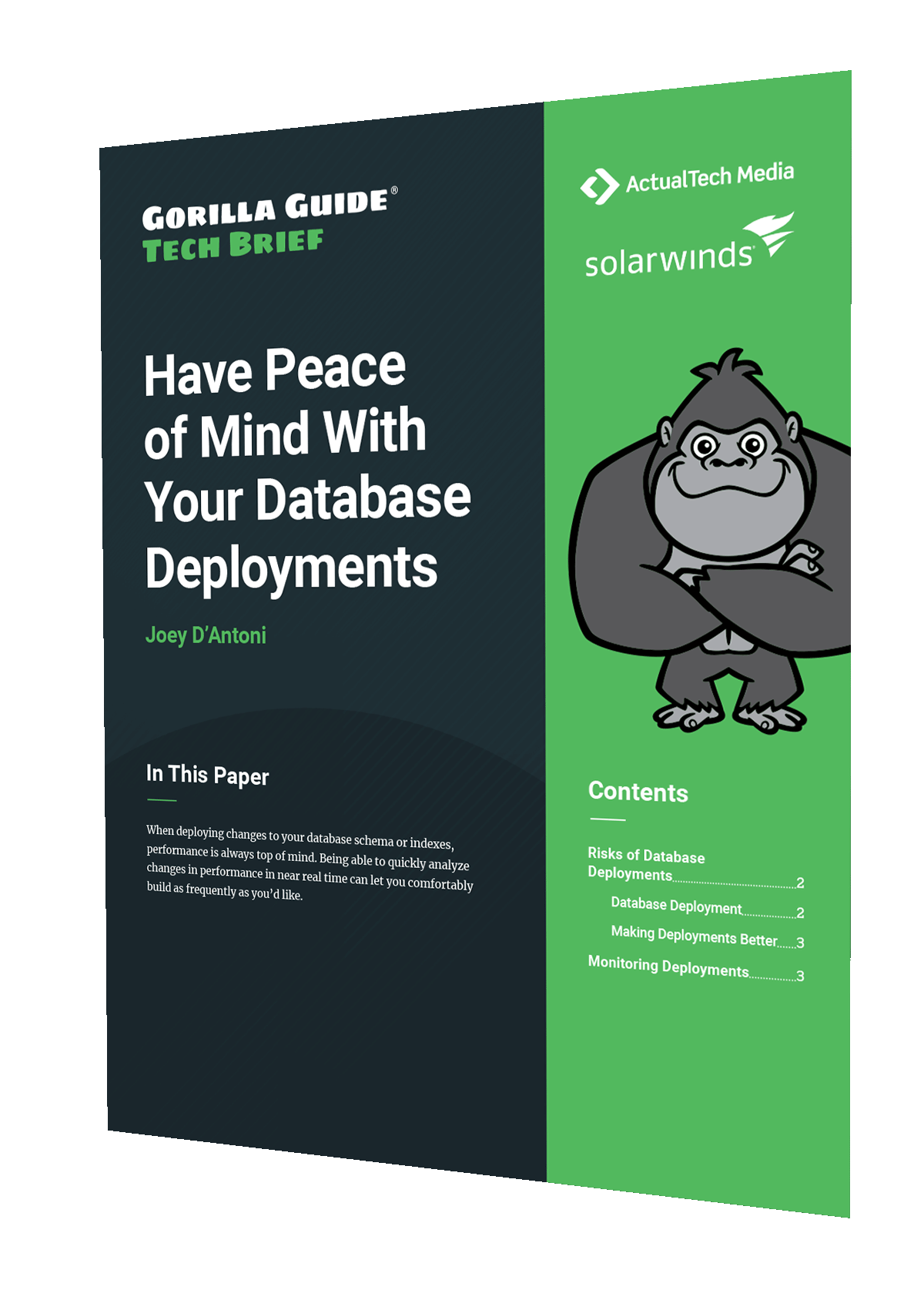 Gorilla Guide Have Peace Of Mind With Your Database Deployments
